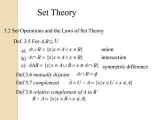 Set theory and relation | PPT