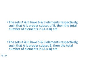 Set Theory Orientation PPT full explanation | PDF