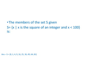 Set Theory Orientation PPT full explanation | PDF