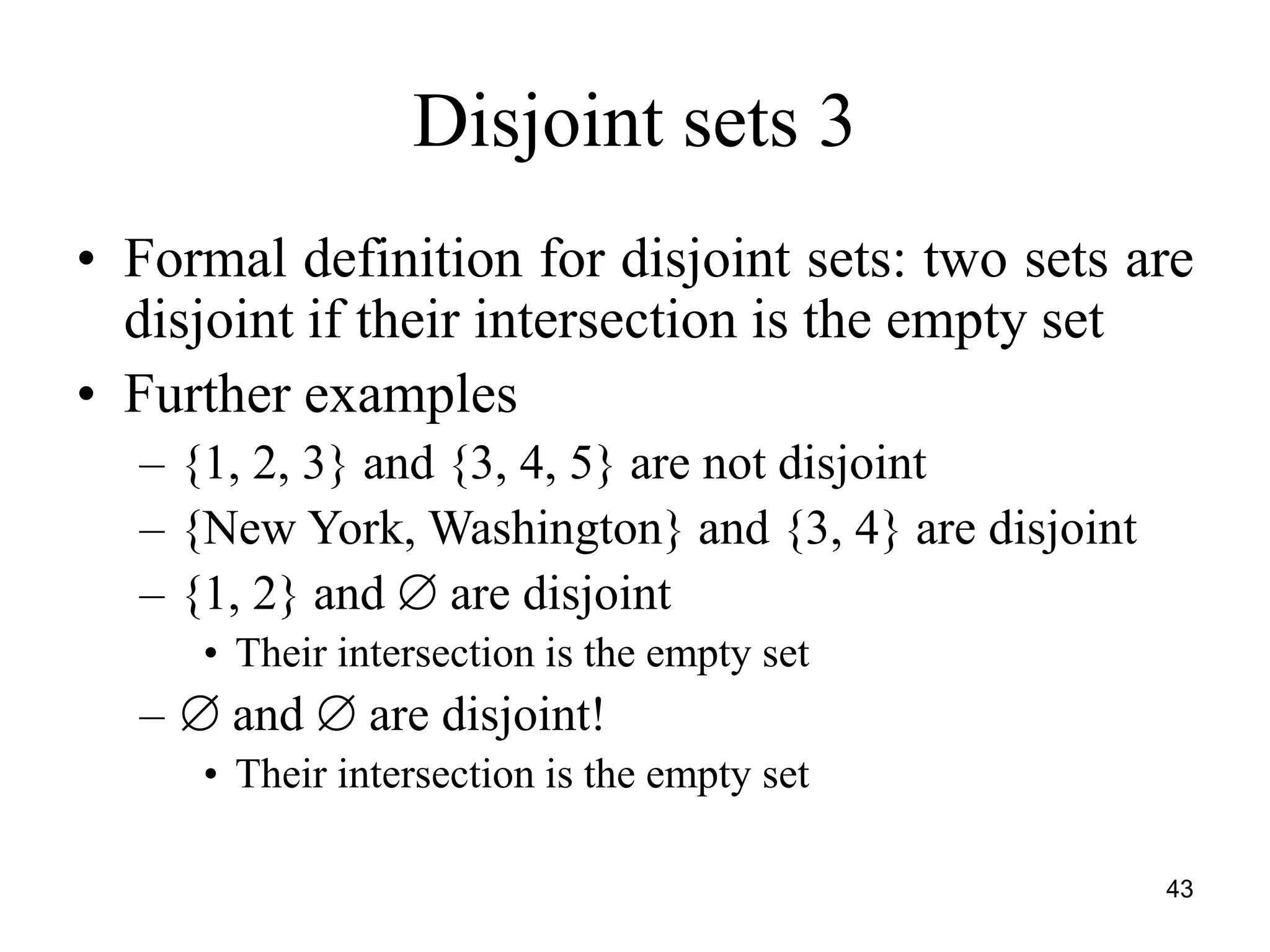 Set theory and its operations | PPT