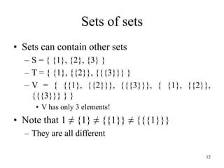 Set theory and its operations | PPT