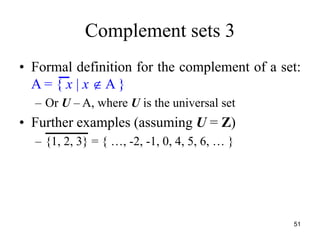 Set theory and its operations | PPT