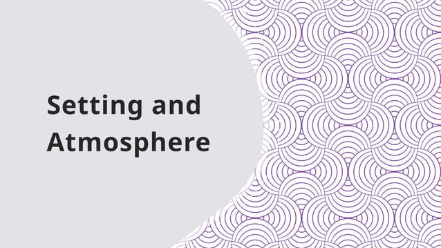 Setting-and-Atmosphere- Crerative Writing.pptx | Fiction | Books and ...