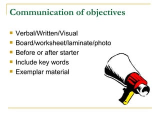 Setting Objectives And Success Criteria | PPT