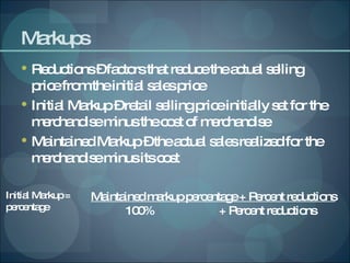 Retail Price Markup | PPT