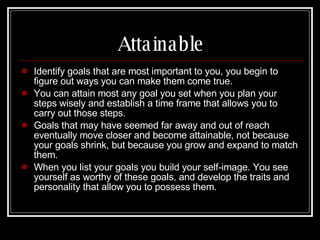 Setting Professional Goals | PPT