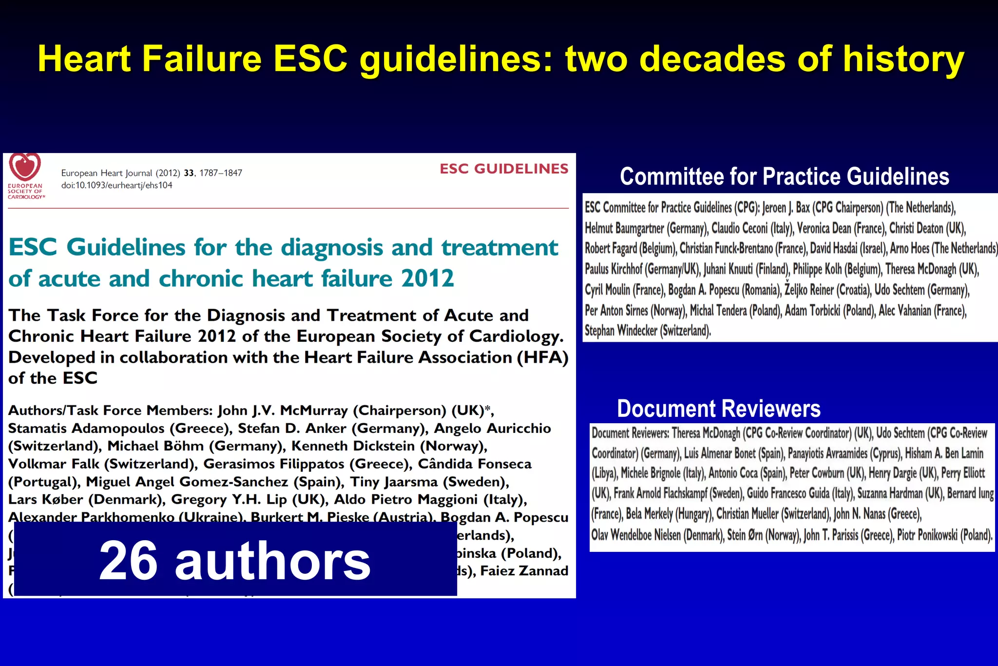 Setting the stage review of the esc acute heart failure guidelines | PPT