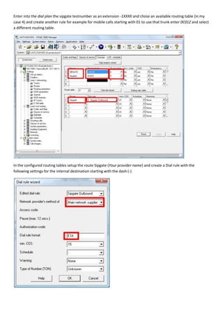 Hướng dẫn cài đặt SIP Trunking với tổng đài Siemens Hipath 3000 | PDF