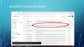 SETTING-UP-Students-m365-account of JHS learners | PPTX