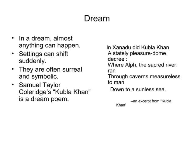 Types of Setting | PPT | Fiction | Books and Literature