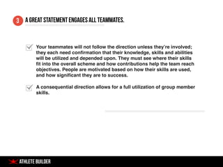 Setting a direction statement | PDF