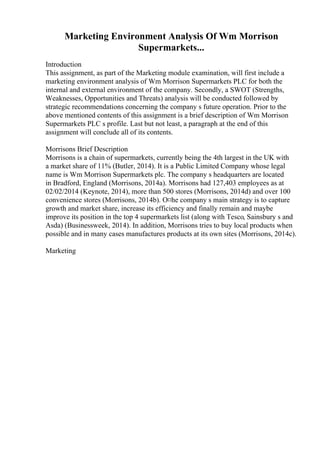 Setting Analysis Essay | PDF