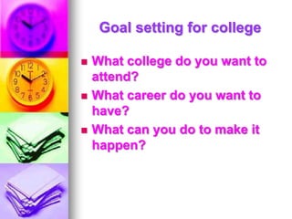 Setting and Achieving Goals | PPTX