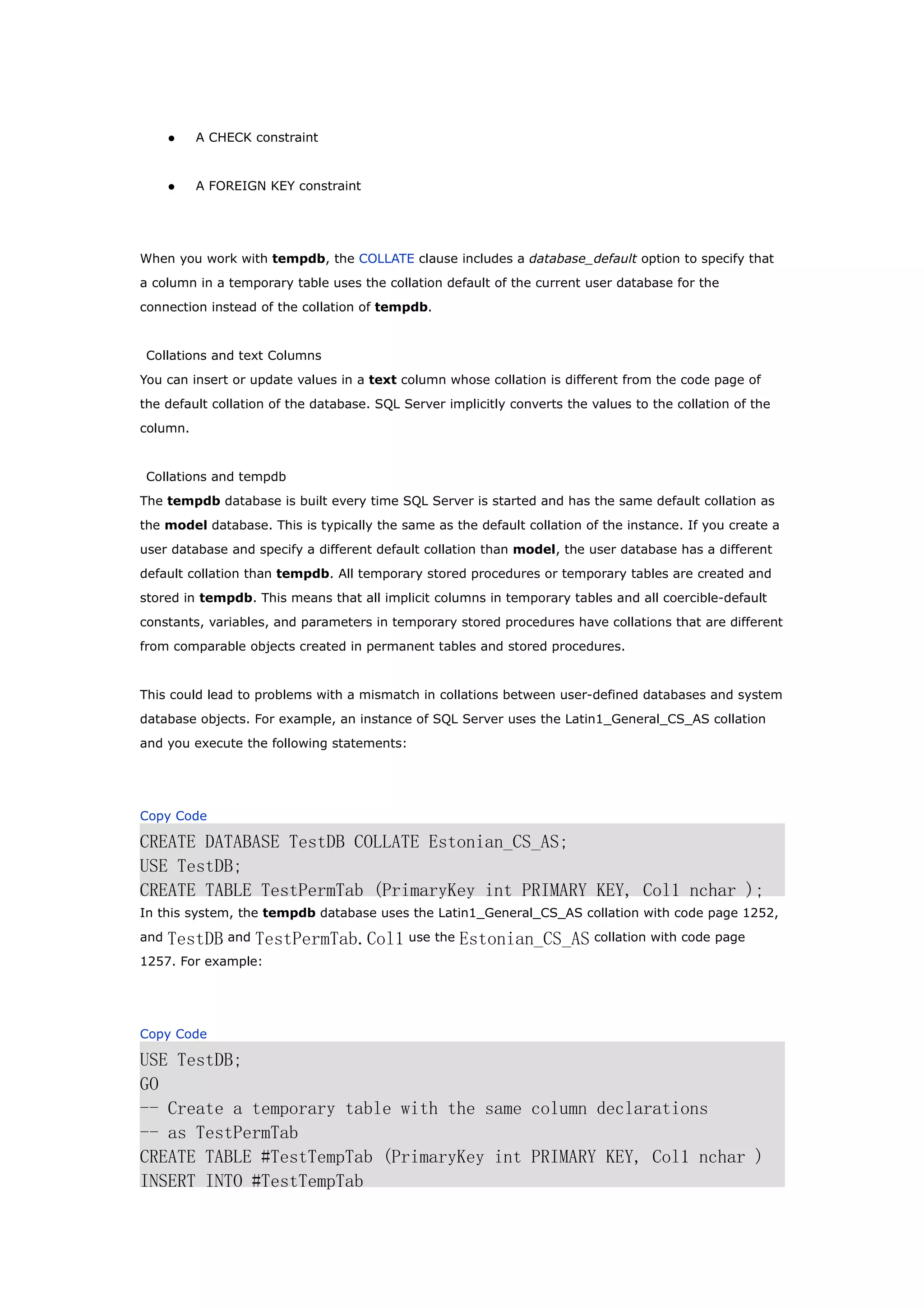 Setting And Changing The Column Collation.Doc Setting And Changing The Column Collation.Doc