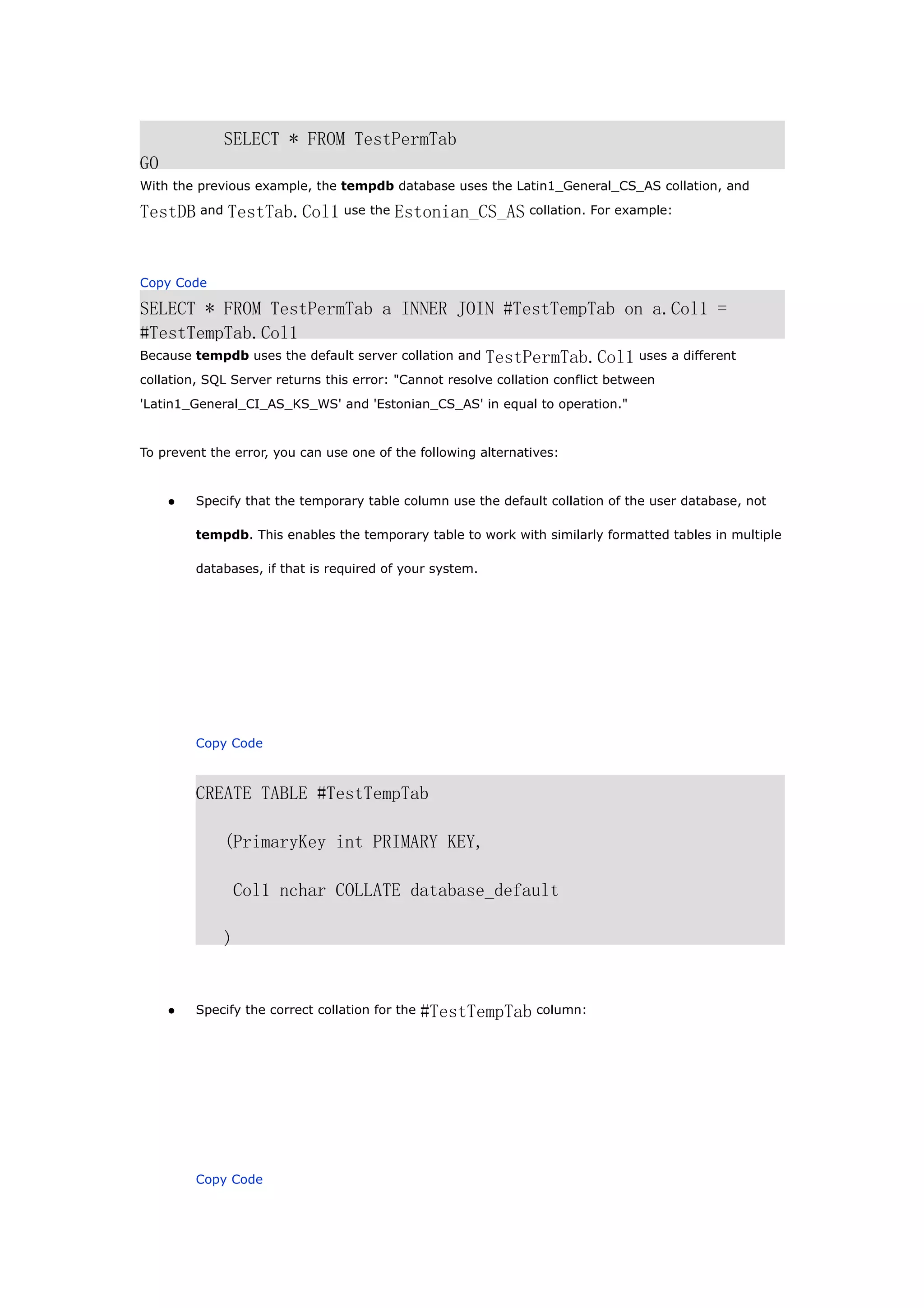 Setting And Changing The Column Collation.Doc Setting And Changing The Column Collation.Doc