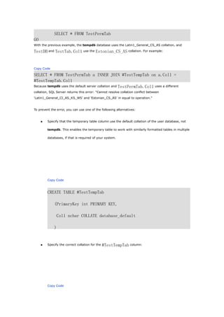 Setting And Changing The Column Collation.Doc