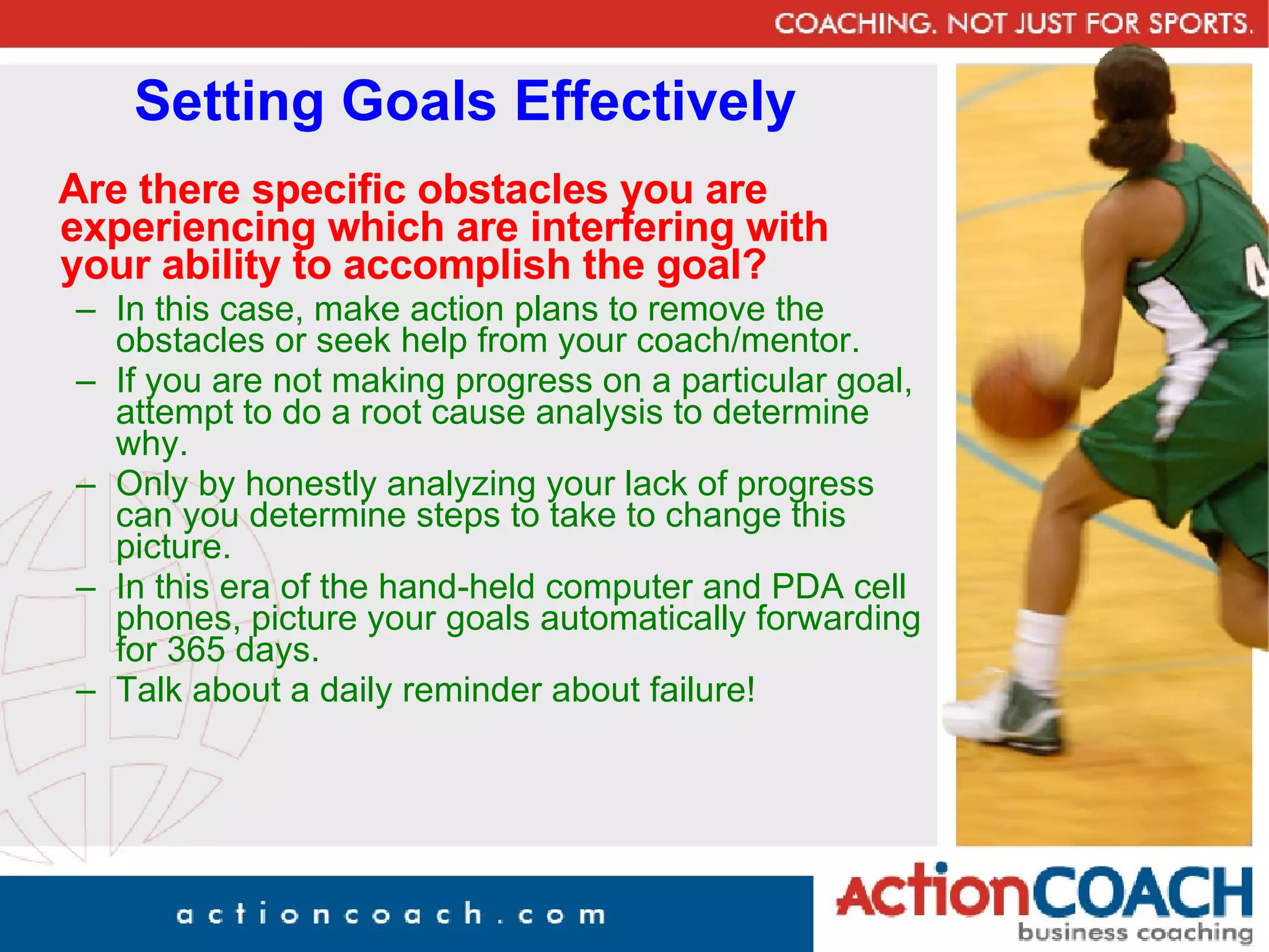 Setting And Reaching Goals | PPT