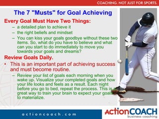 Setting And Reaching Goals | PPT