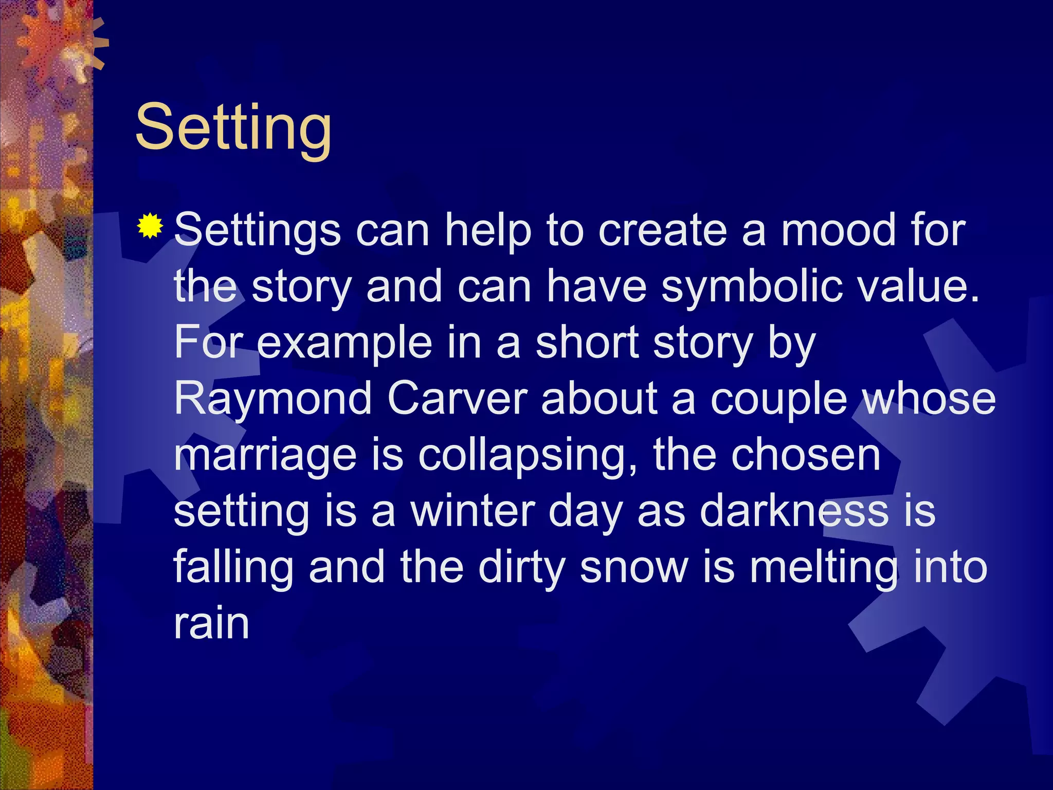 Setting and symbolism | PPT