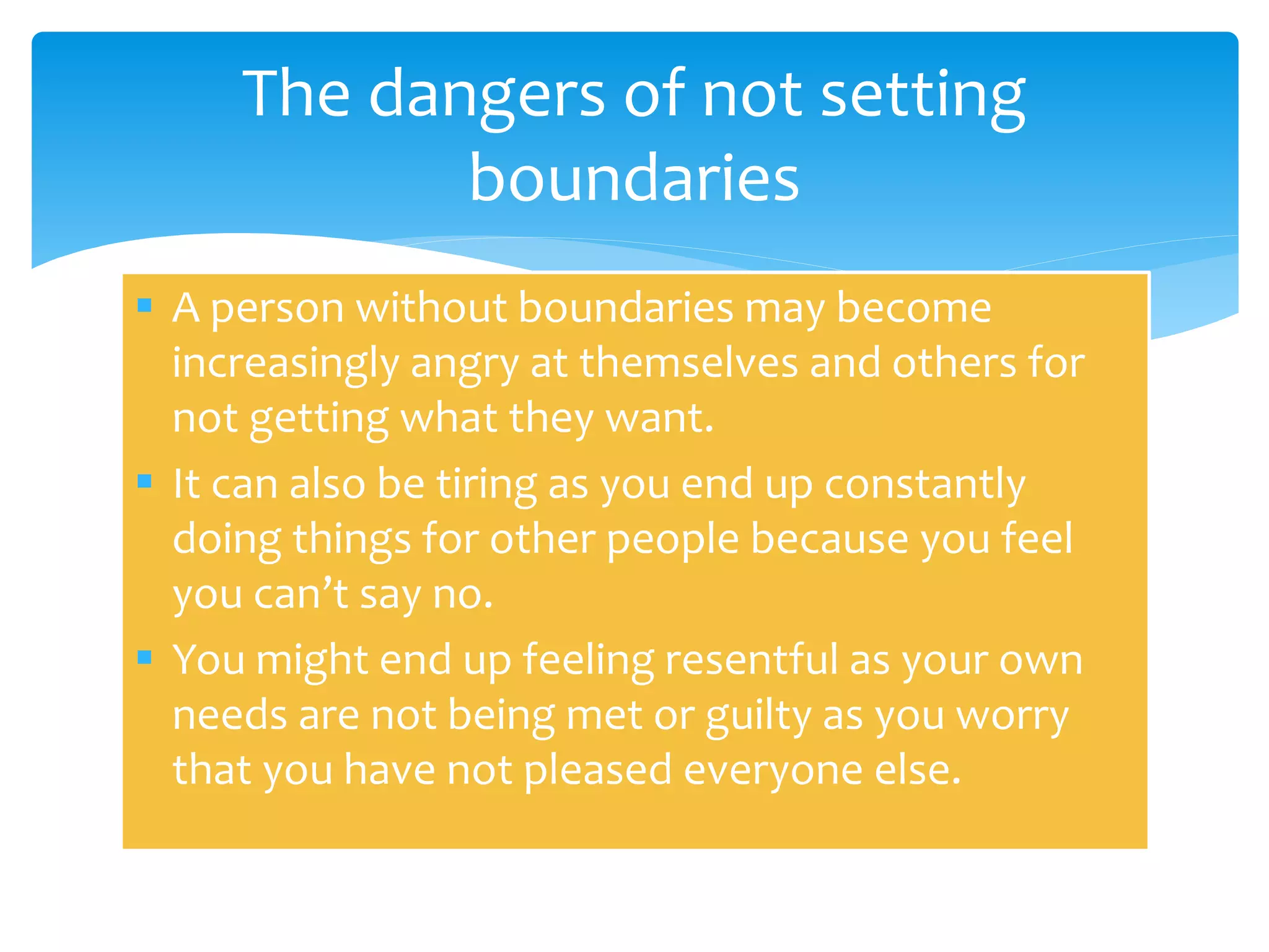 Setting assertive boundaries | PPTX
