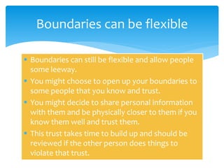 Setting assertive boundaries | PPTX
