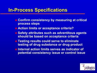 Setting Biological Process Specifications | PDF