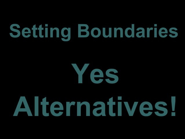 Setting Boundaries and Positive Refusal Skills | PPT
