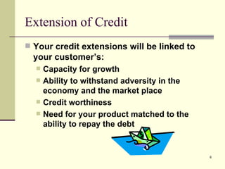 Setting credit limits | PPT