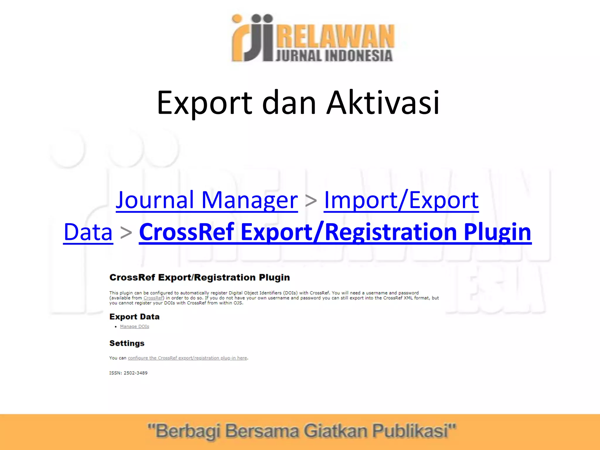Mudah Setting dan Aktivasi DOI | PDF