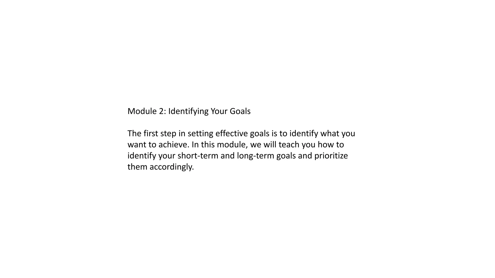 Setting Effective Goals.pptx | Free Download