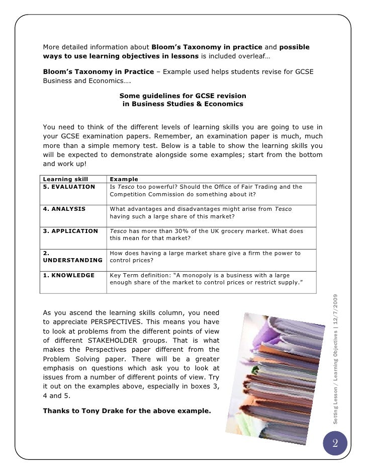 Setting Effective Lesson Objectives setting-effective-lesson-objectives