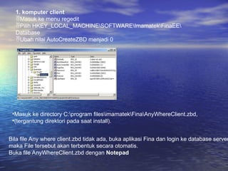 setting software fina online dengan zeebede.ppt