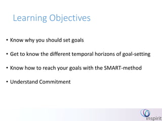 Setting Goals & Commitment | PPT