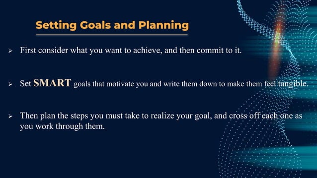 Setting goals and planning | PPTX