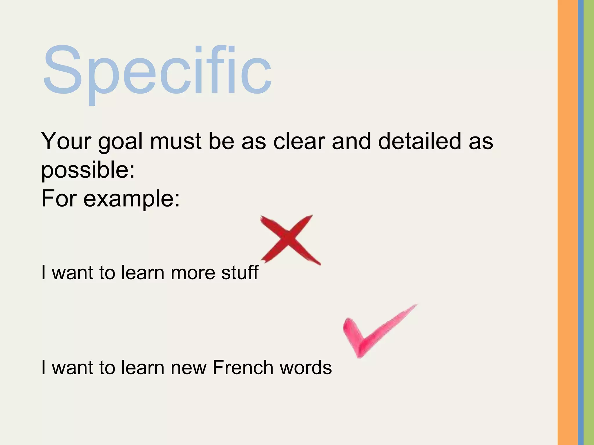 Setting goals for lifelong learning | PPTX