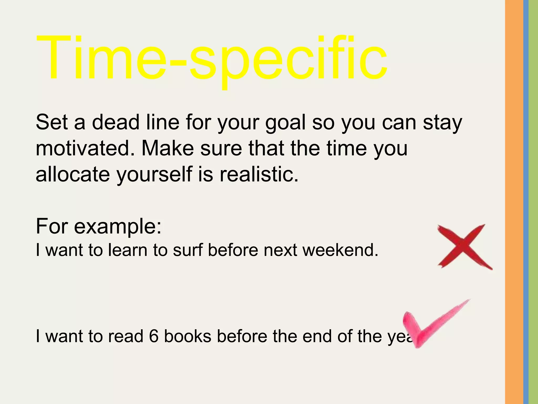 Setting goals for lifelong learning | PPTX