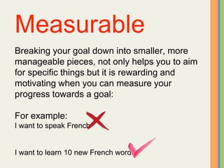 Setting goals for lifelong learning | PPTX