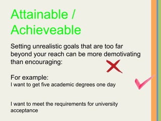 Setting goals for lifelong learning | PPTX