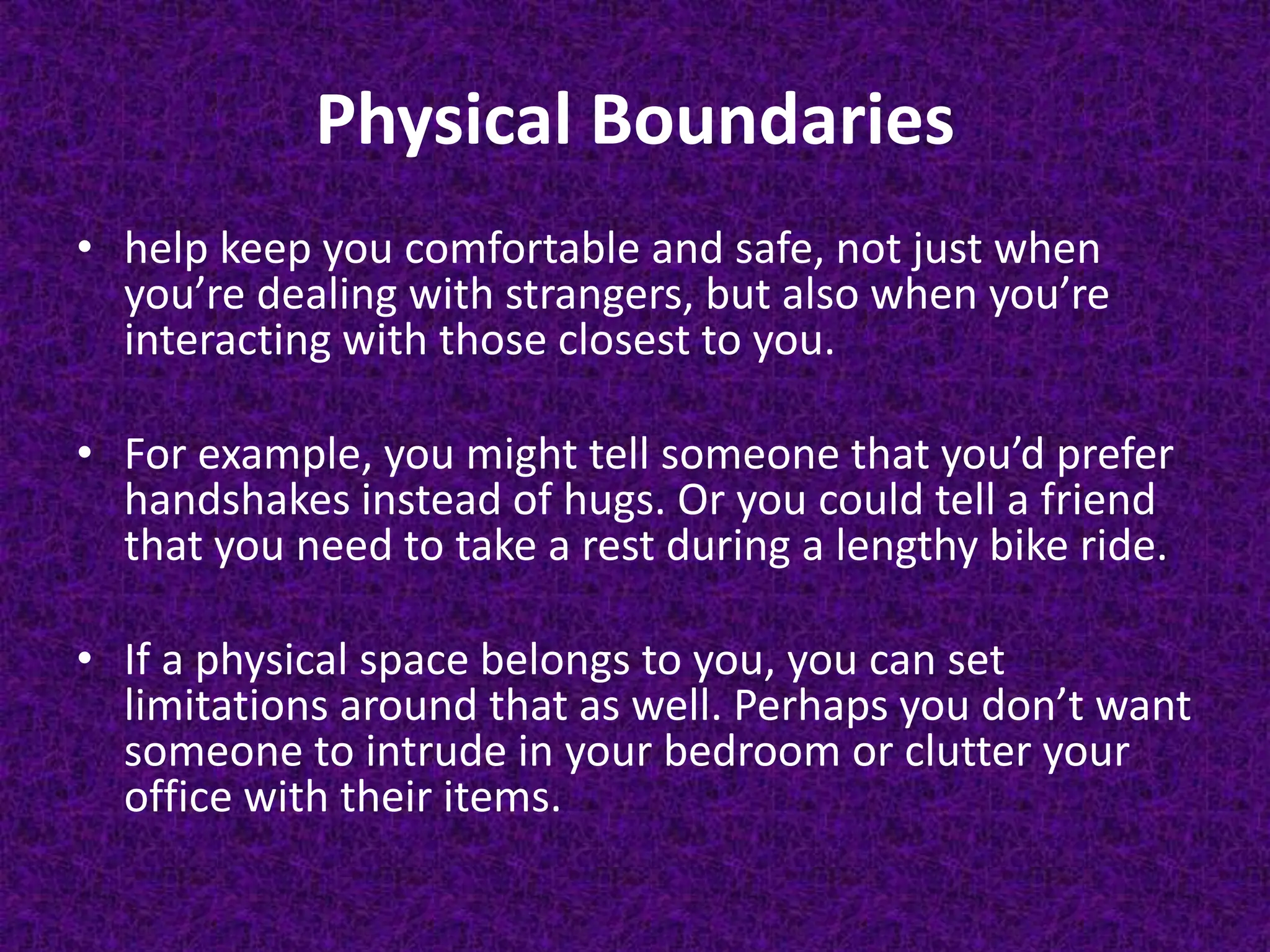 How to set and maintain healthy boundaries | PPTX