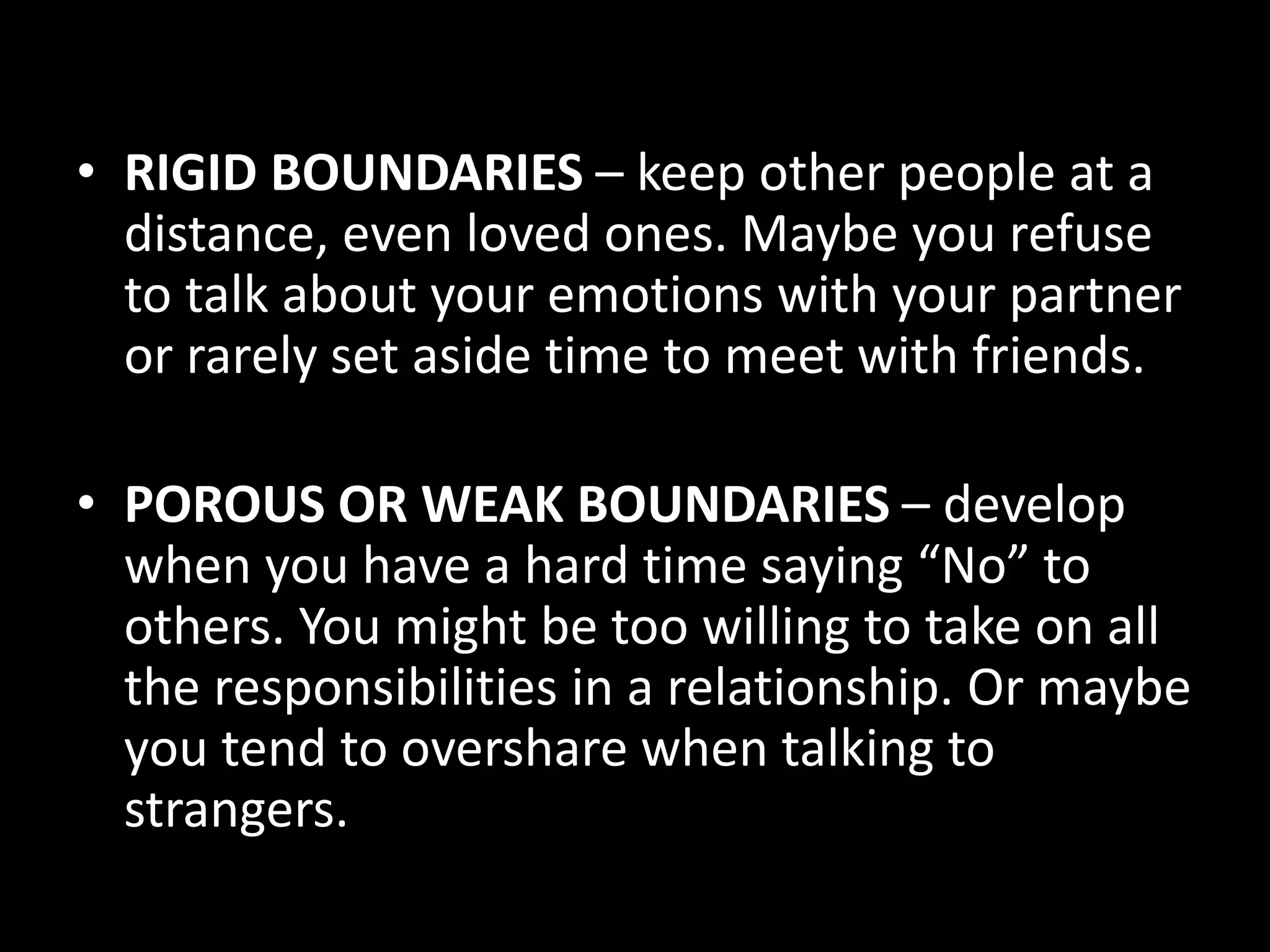 How to set and maintain healthy boundaries | PPTX