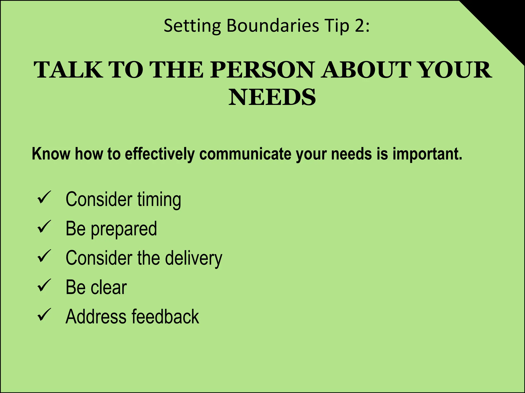 How to set and maintain healthy boundaries | PPTX