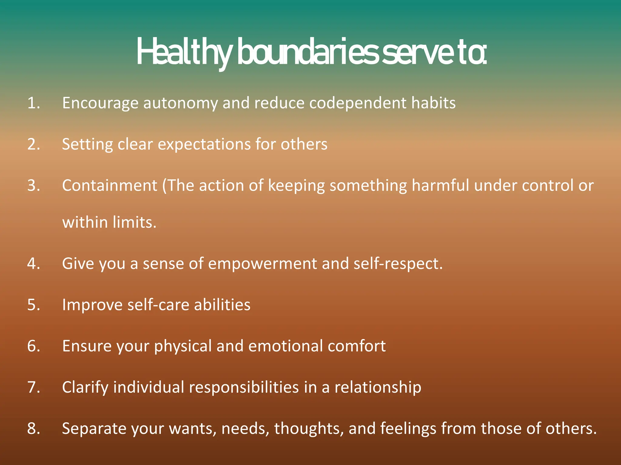 How to set and maintain healthy boundaries | PPTX