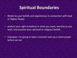 How to set and maintain healthy boundaries | PPTX