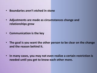 How to set and maintain healthy boundaries | PPTX