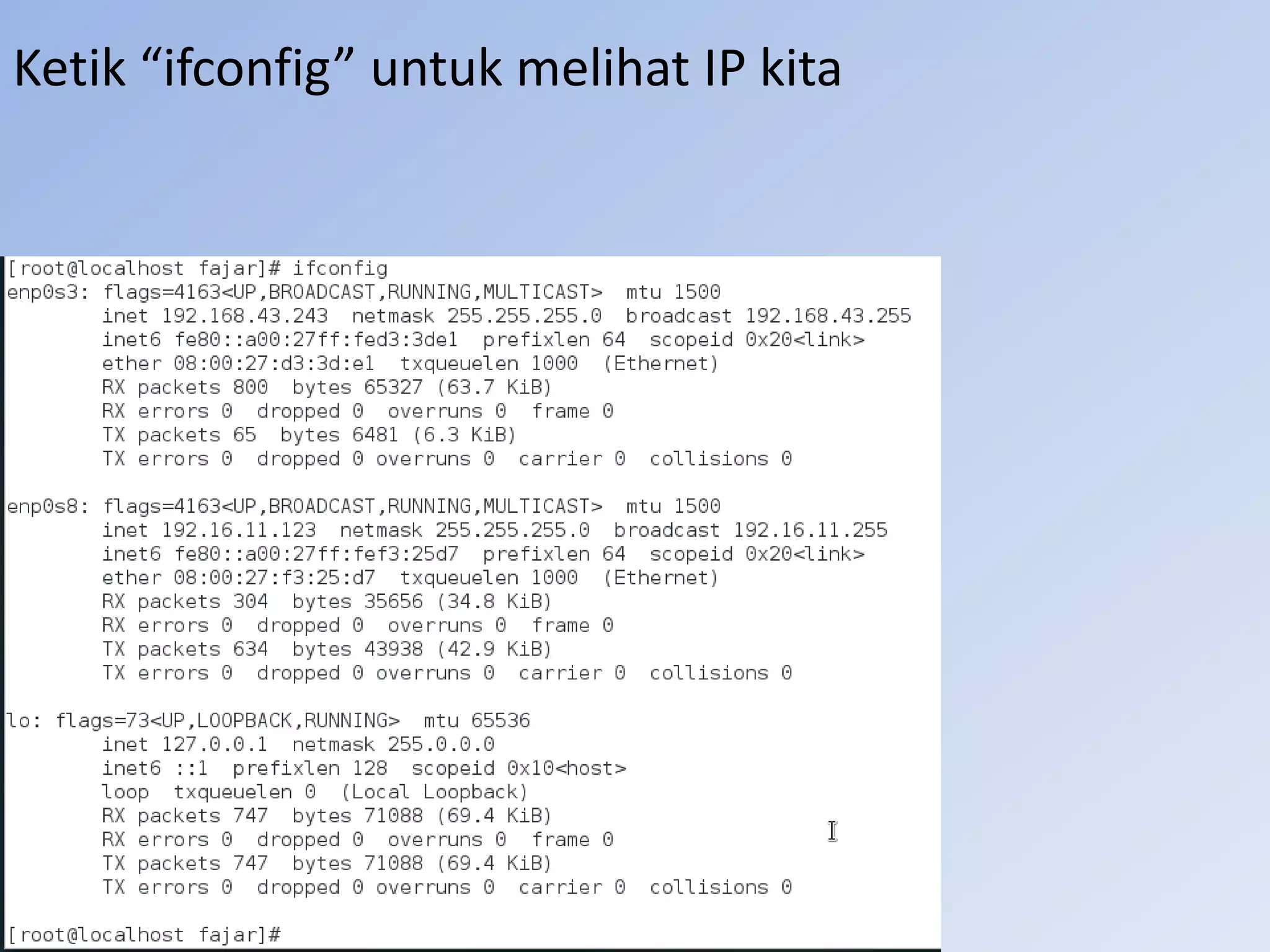 Setting ip centos 7 | PPTX