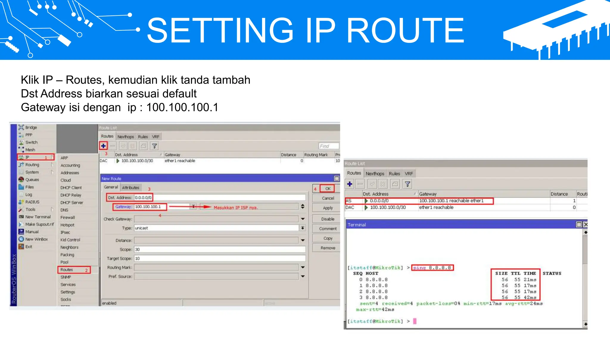 Setting manual ip WAN , Router Sebagai Hotspot.pptx