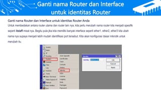 Setting manual ip WAN , Router Sebagai Hotspot.pptx
