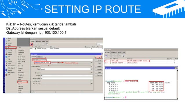 Setting manual ip WAN , Router Sebagai Hotspot.pptx