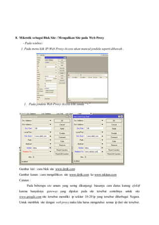 Setting mikrotik ll | PDF