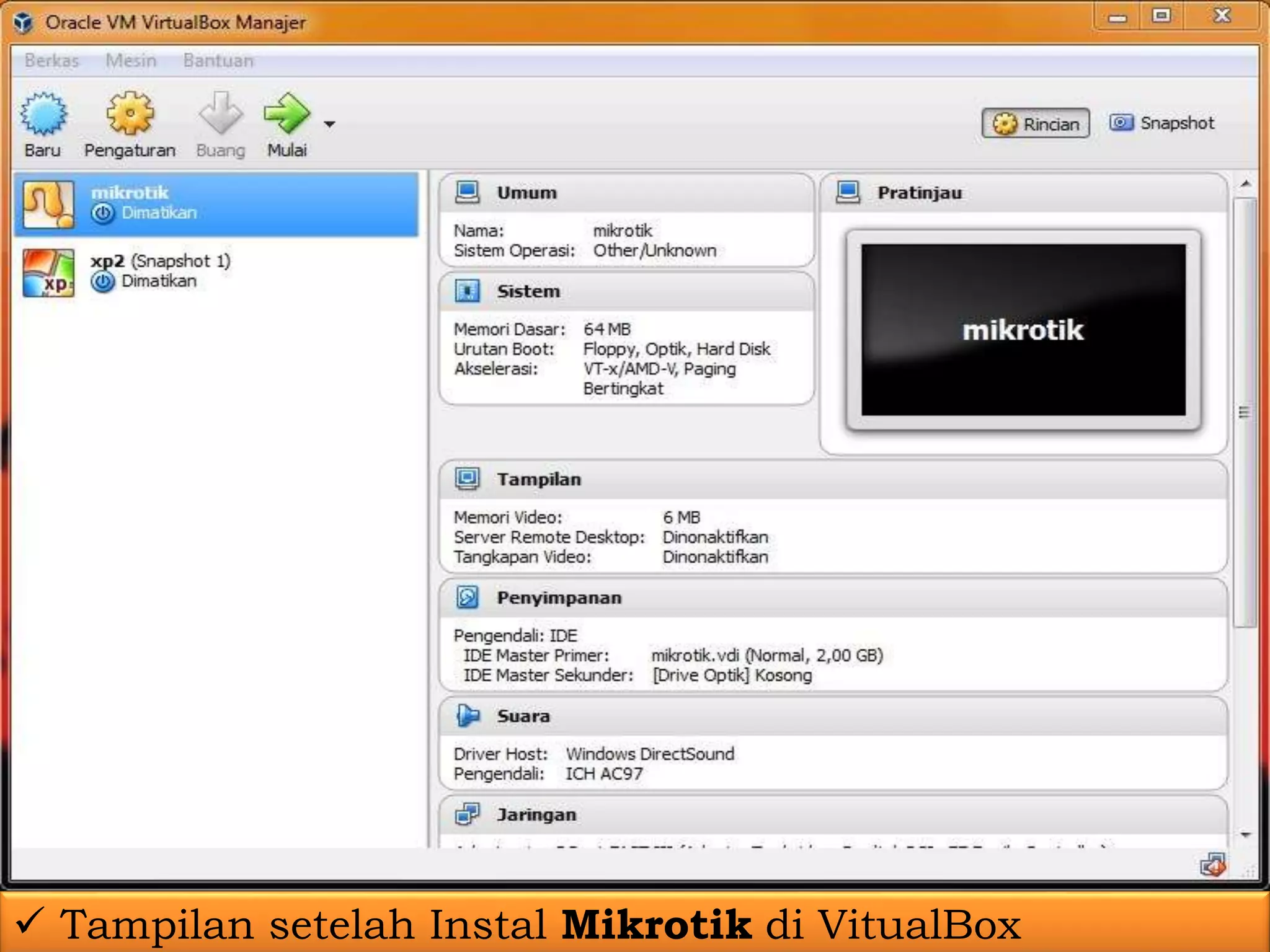 Setting mikrotik sebagai gateway dengan winbox | PPTX